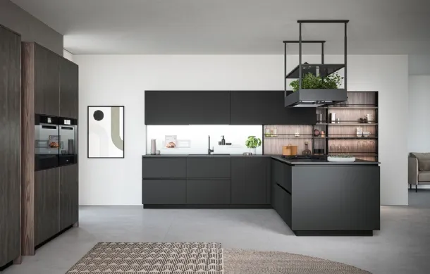 Modern kitchens with peninsula